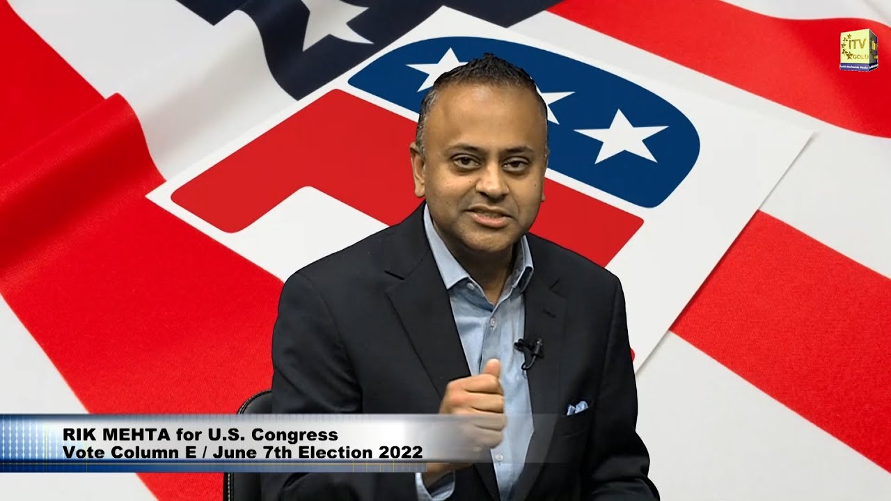 Rik Mehta running for election to the U.S. House to represent New ...
