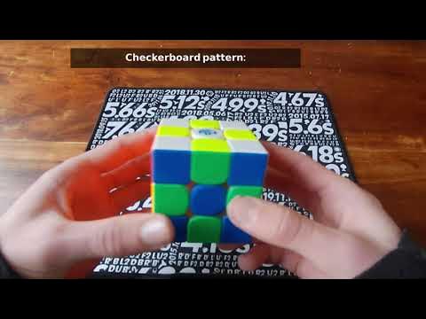How to do CHECKBOARD pattern on rubik's cube! [4K] - YouTube