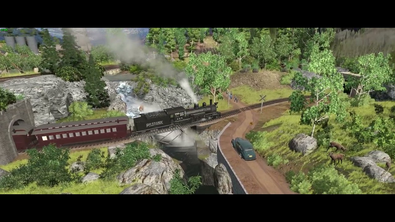 Trainz 2019 - Rio Grande Southern Model Railroad - YouTube
