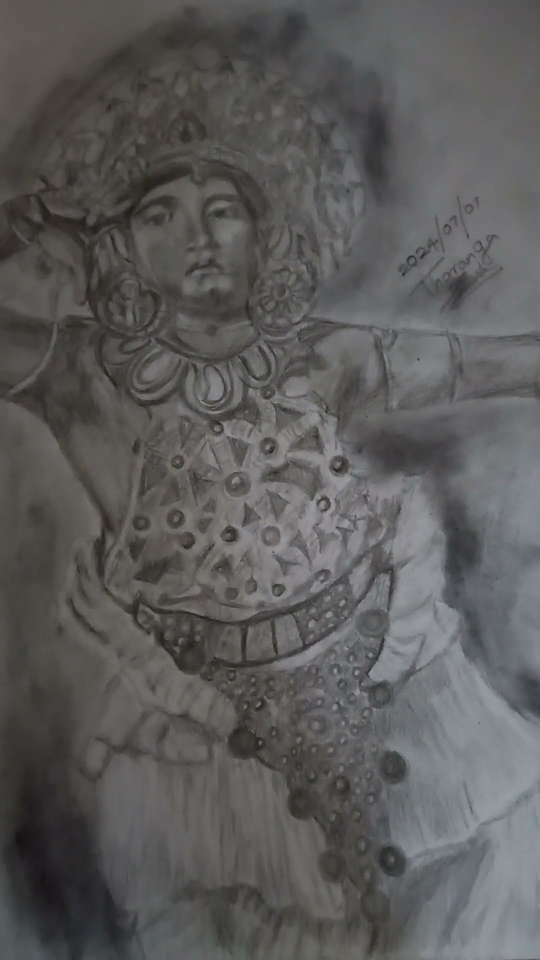 kandyan dancer pencil drawing#drawing#sketch#pencilsketch#😍 - YouTube
