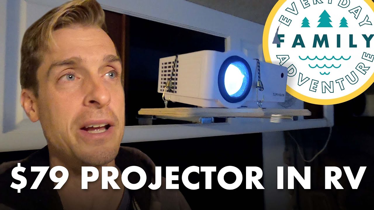 New Retracting Projector in an RV - YouTube