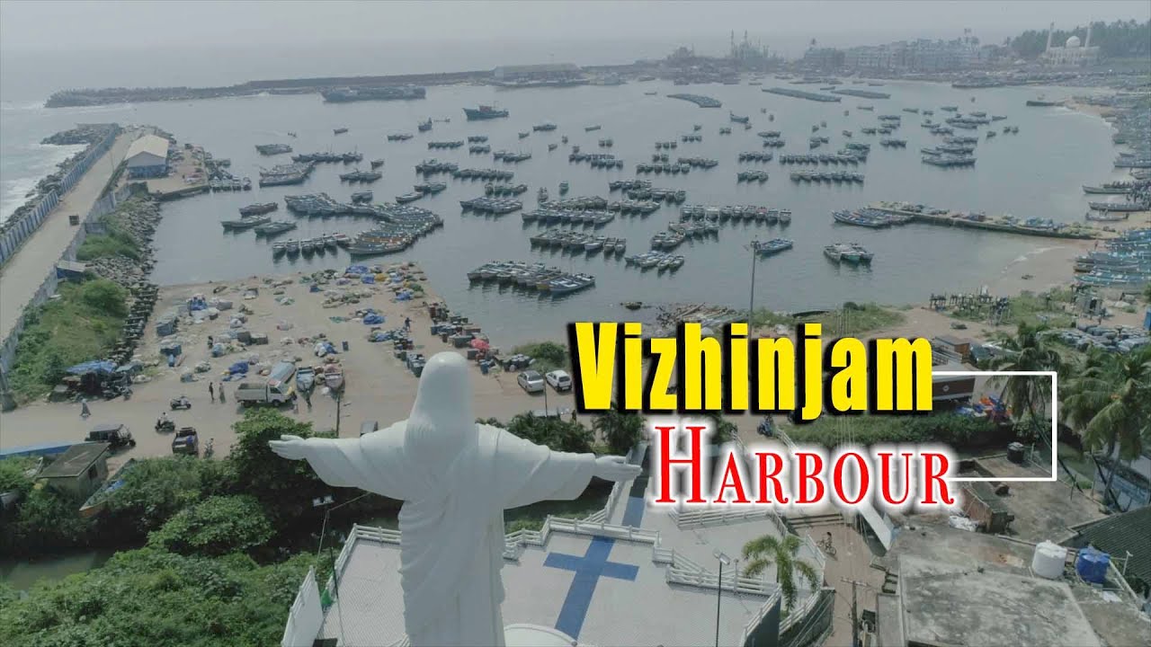 Vizhinjam Harbour Aerial view | Vizhinjam Port |Trivandrum - YouTube
