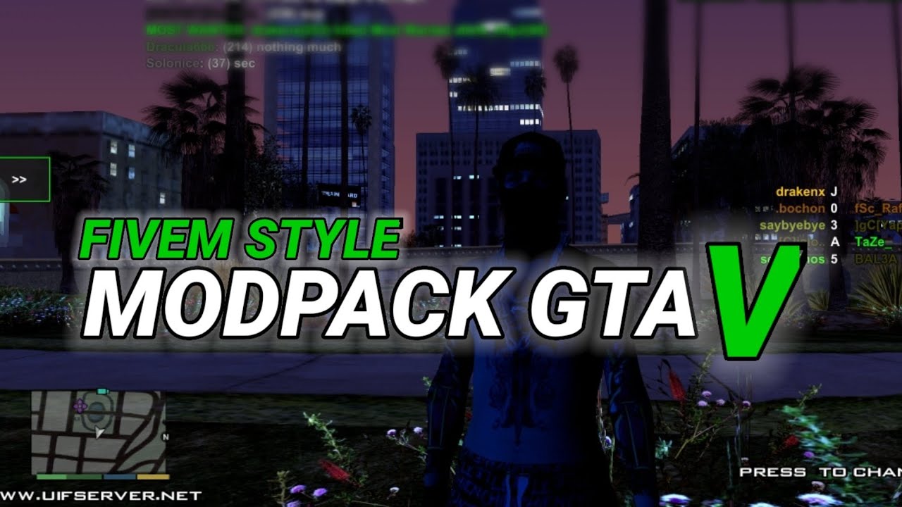 MODPACK SAMP GTA V STYLE FIVEM RINGAN LITE VERSION - YouTube