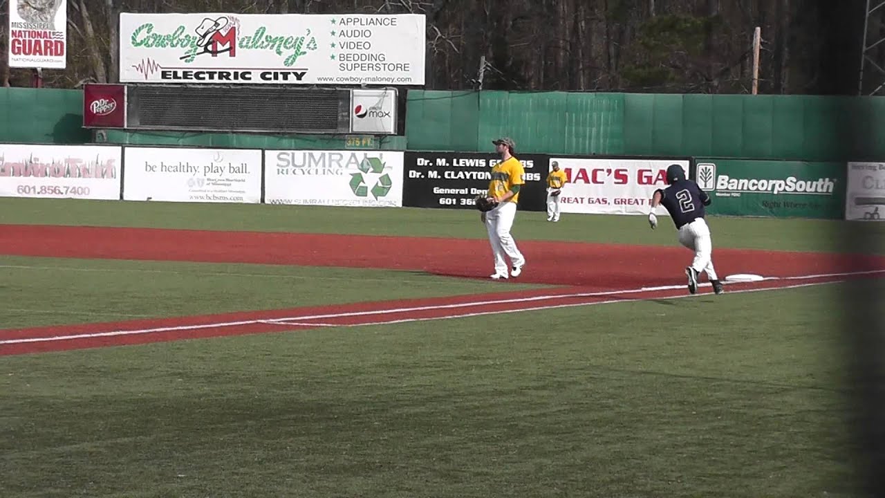 Patrick Johnson, Missouri Baptist University baseball vs. Belhaven ...