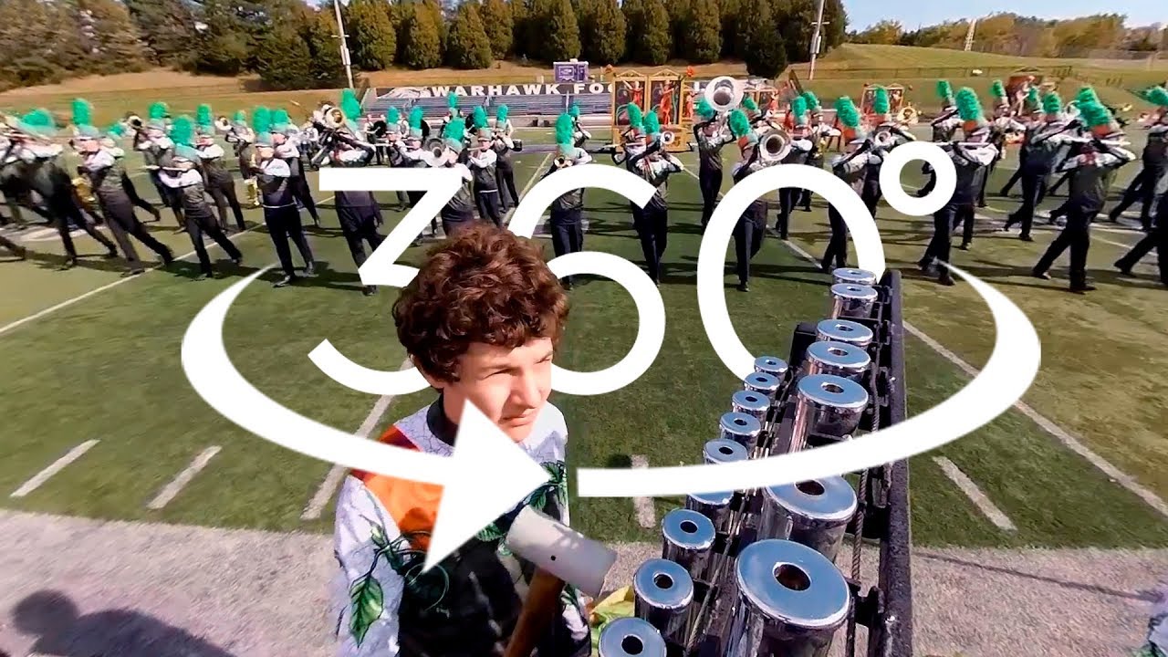 Greendale Marching Band - 360 view State 2019 - YouTube