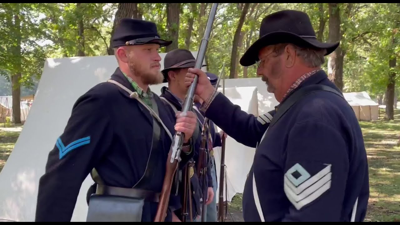 Civil War Reenactment At Mason City Iowa 24th And 32nd Iowa Infantry civil-war-reenactment-at-mason-city-iowa-24th-and-32nd-iowa-infantry