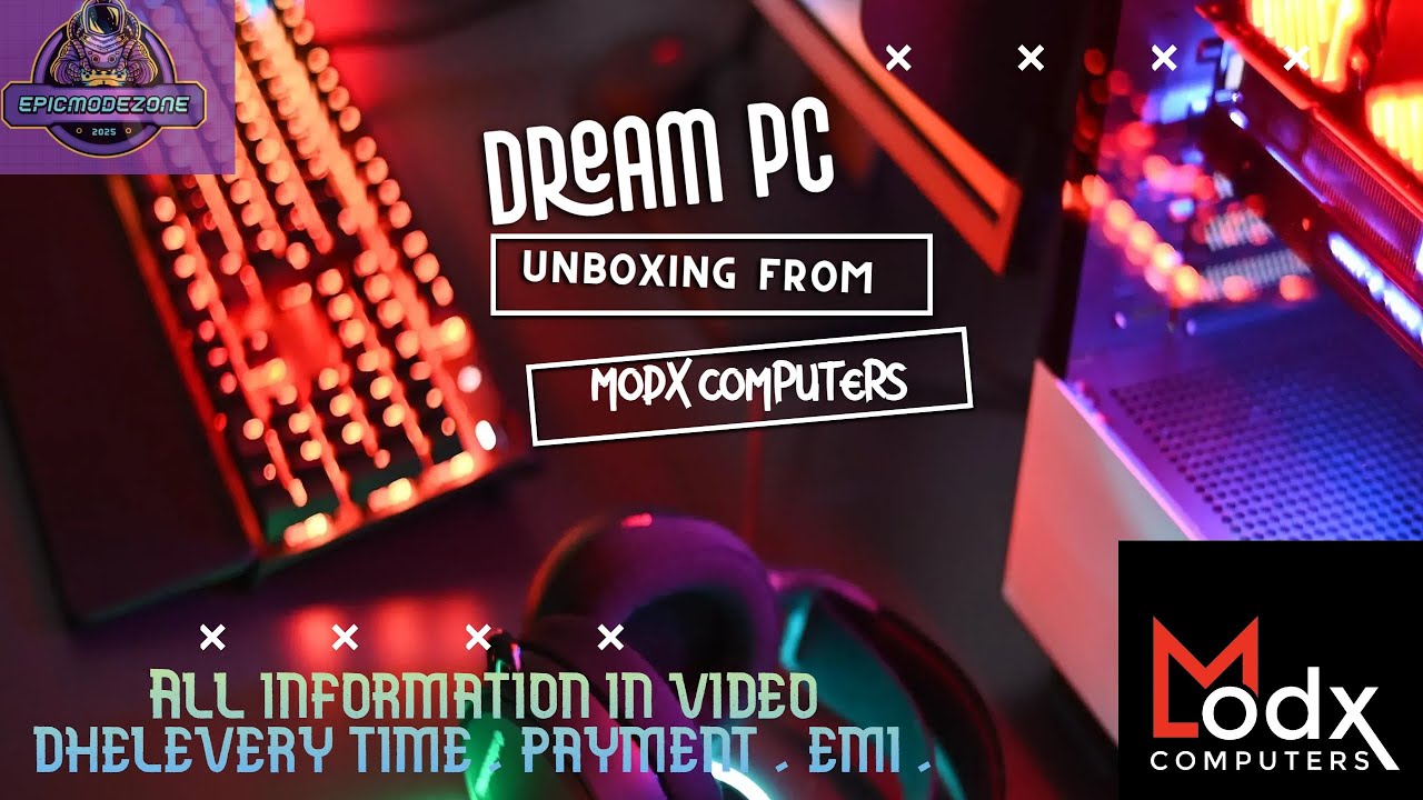 1.25k Dream pc unboxing from Modx computers @ModxComputers @ModxTech ...