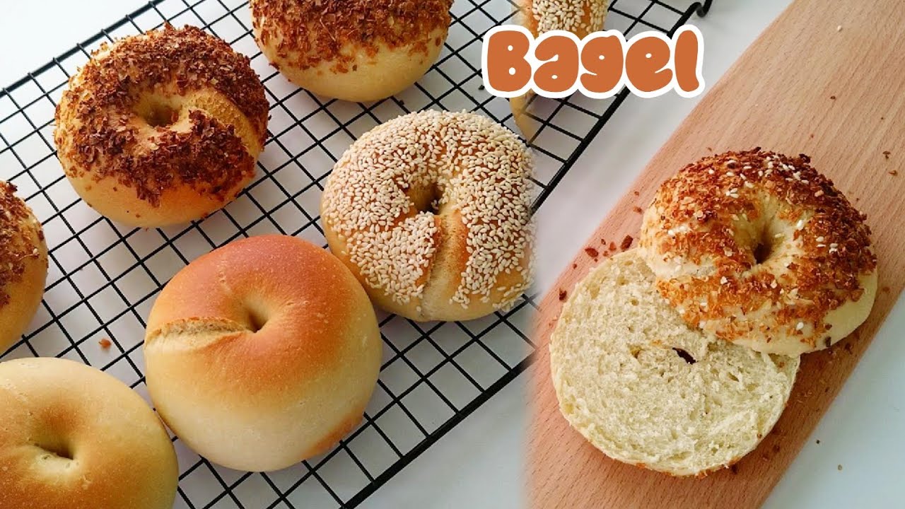 Homemade Bagel Recipe | Resipi Roti Bagel Mudah Guna Breadmaker | All ...