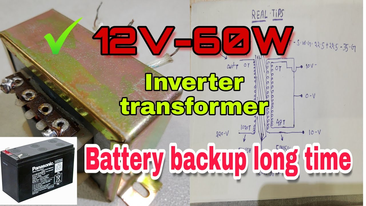 How To Make Mini Inverter Transformer - YouTube