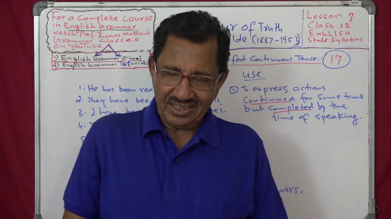 Lecture No. 27 ( 1286 ) by Prof. Thomas Mathew. The Hour of Truth ...