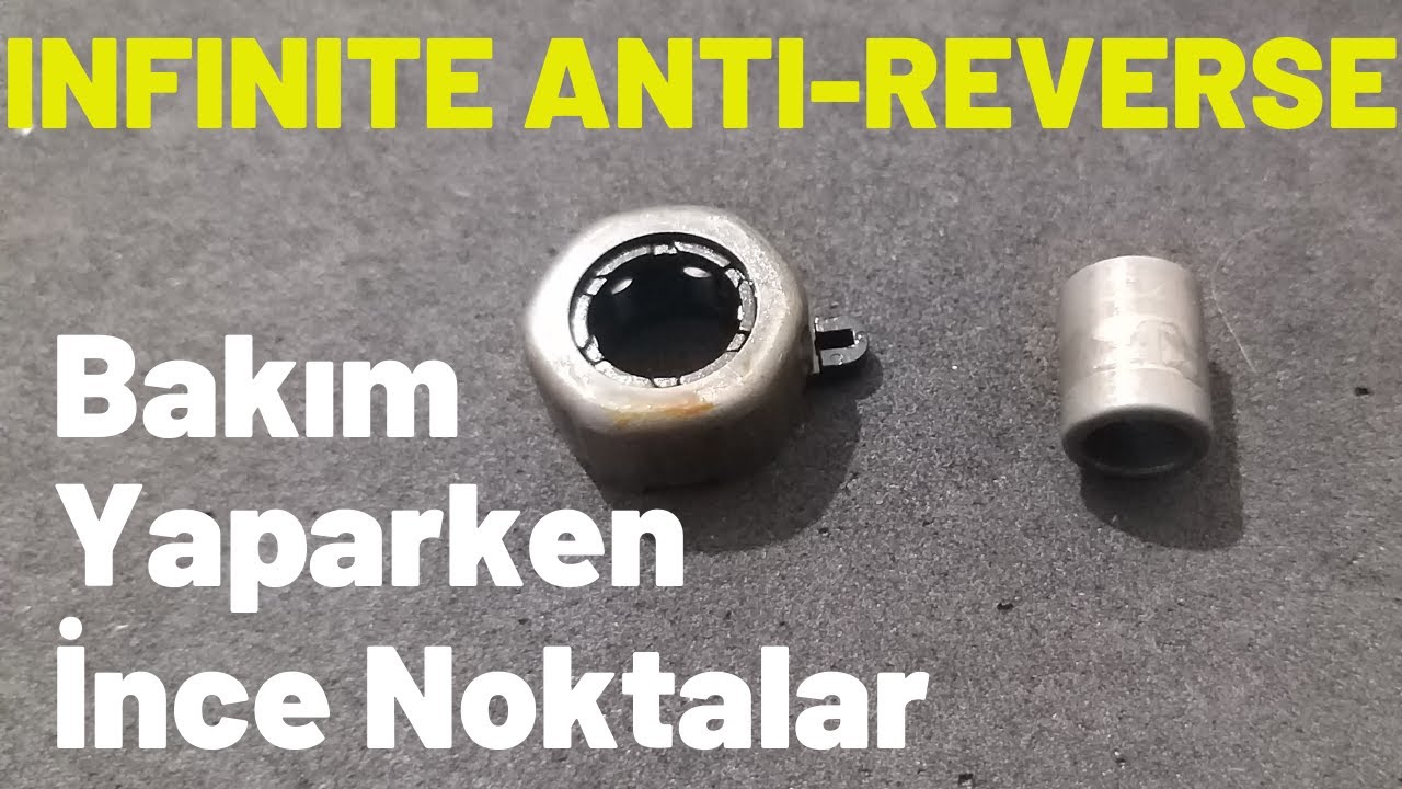 Daiwa infinite anti reverse bakım tamir | reel maintenance repair - YouTube