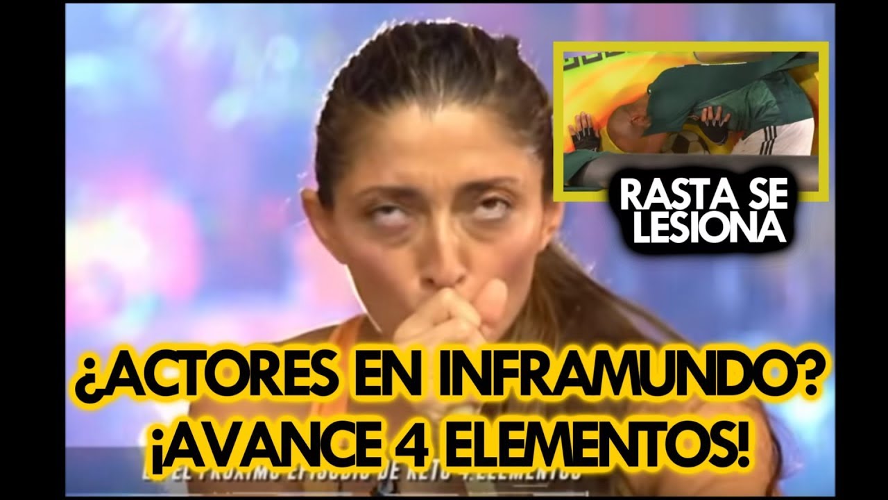 RASTA SE LESIONA | Avance 20 de junio RETO 4 ELEMENTOS - YouTube