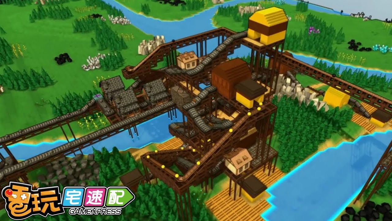 STEAM極度好評中，《Factory Town》建設你的工業城市！_電玩宅速配20190318 - YouTube