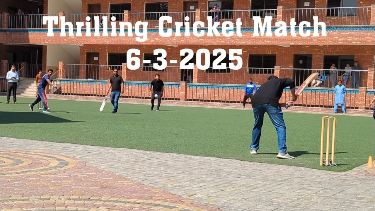 Thrilling Cricket Match TNS Teachers vs TNS Staff#championtrophy# ...