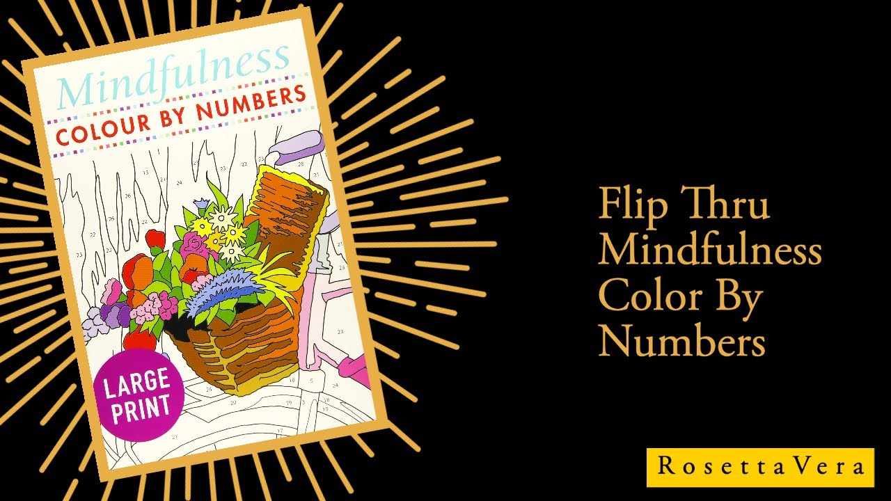 Flip Thru Mindfulness Color By Numbers - YouTube