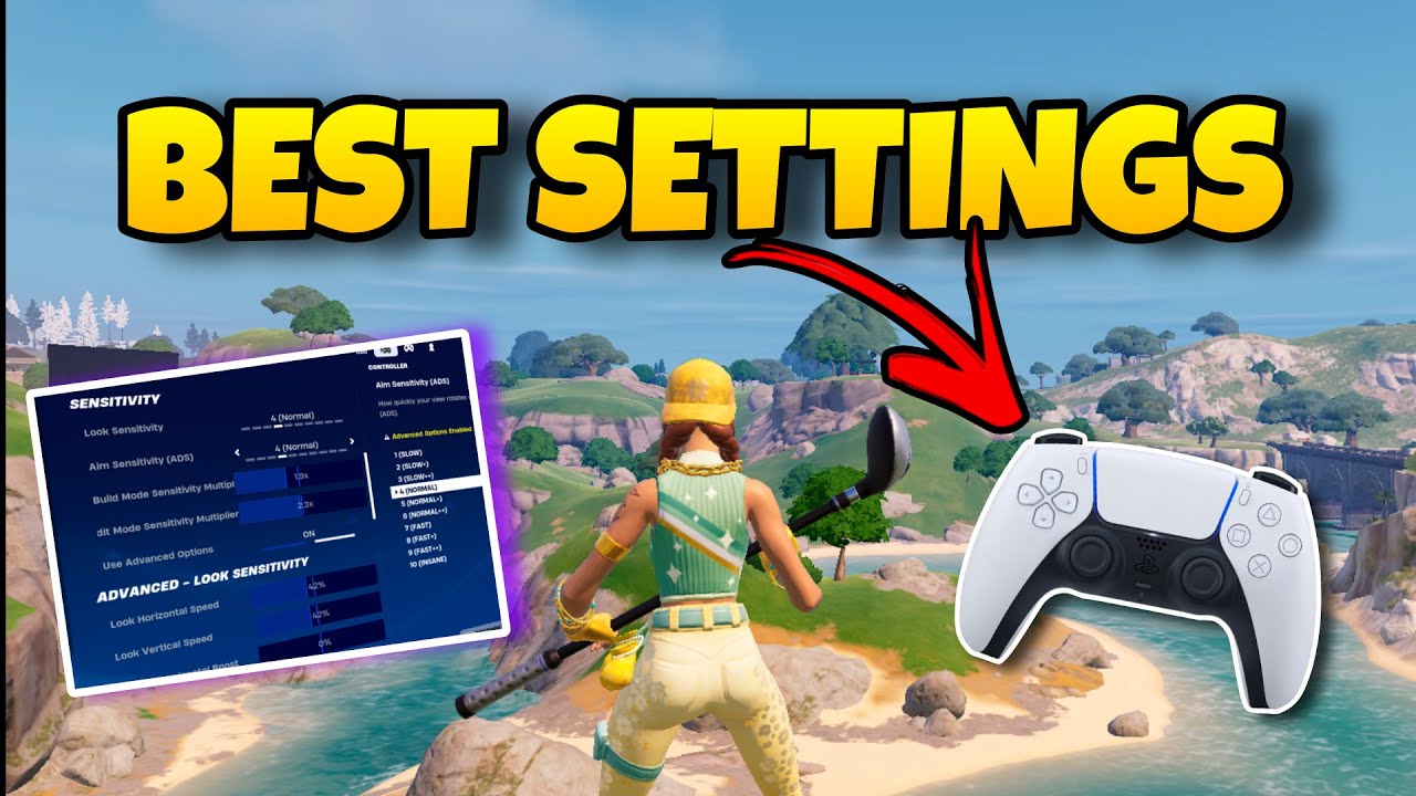 BEST Controller SETTINGS And Sensitivity In Fortnite Chapter 5!!! (PS5 ...