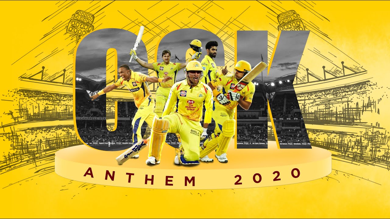 CSK Anthem 2020 - Official | Chennai Super Kings | NGL Entertainer ...