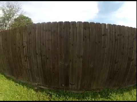 cheapest way to waterproof and stain a wooden fence - YouTube