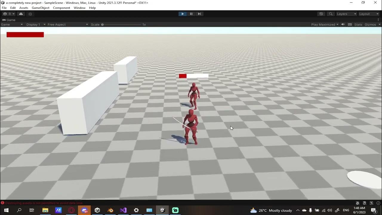 Hack And Slash Progress #2 UNITY Project - YouTube