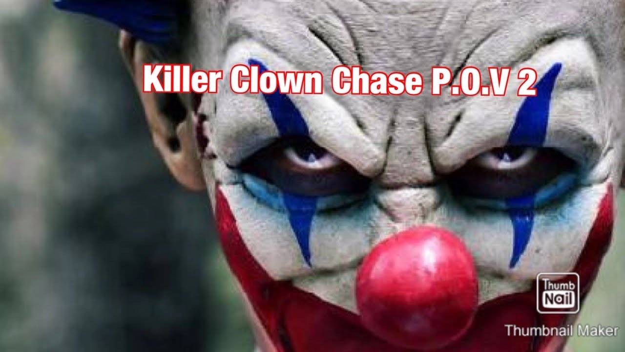 Parkour P.O.V KILLER CLOWN chase part 2 - YouTube