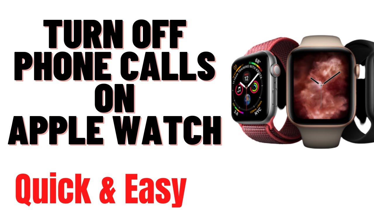 HOW TO TURN OFF PHONE CALLS ON APPLE WATCH - YouTube
