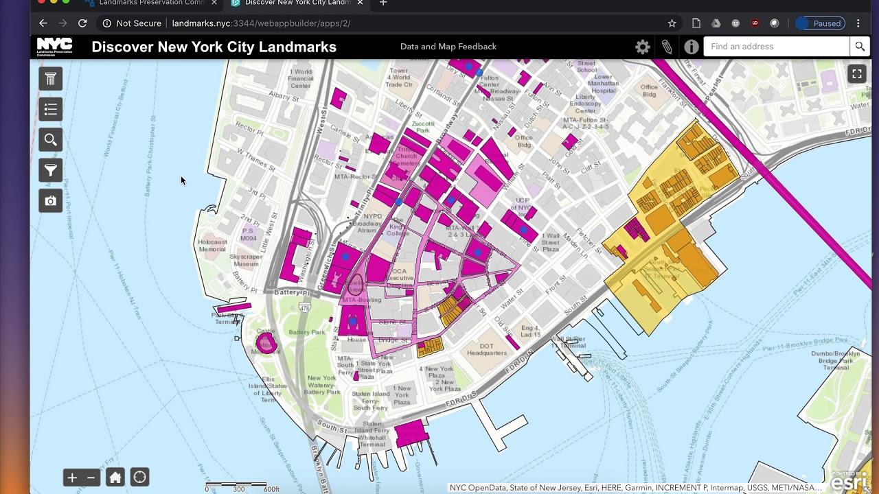 Discover NYC Landmarks Beta Map Tutorial - YouTube