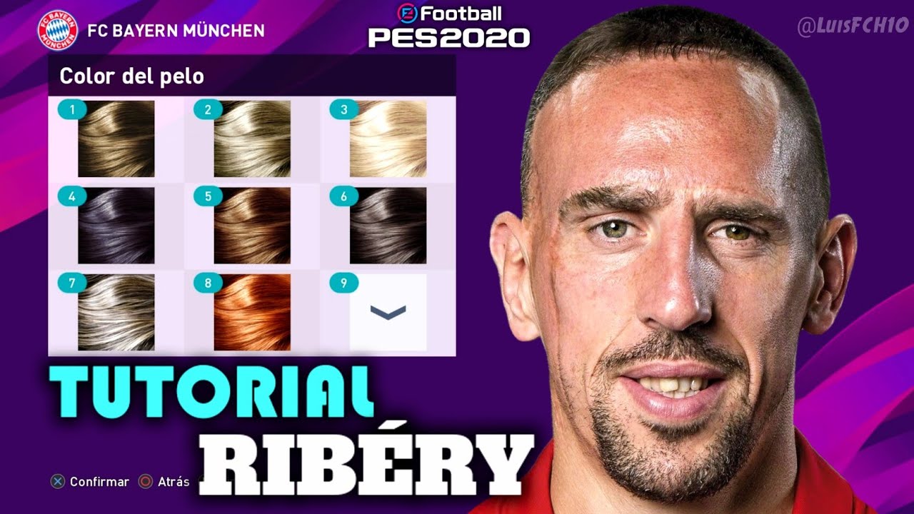 TUTORIAL COMPLETO | COMO CREAR A FRANCK RIBÉRY EN PES 2020 | HOW TO ...
