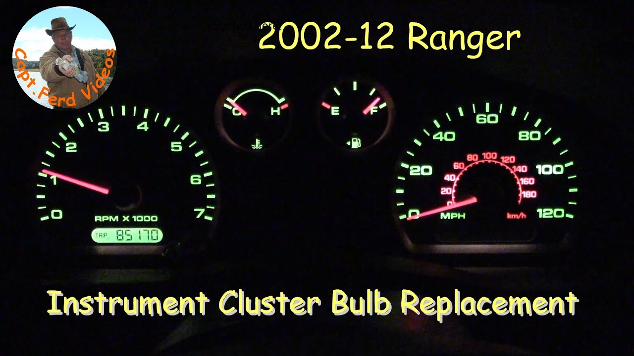 Ford Ranger Dash lights Burnt Out R R