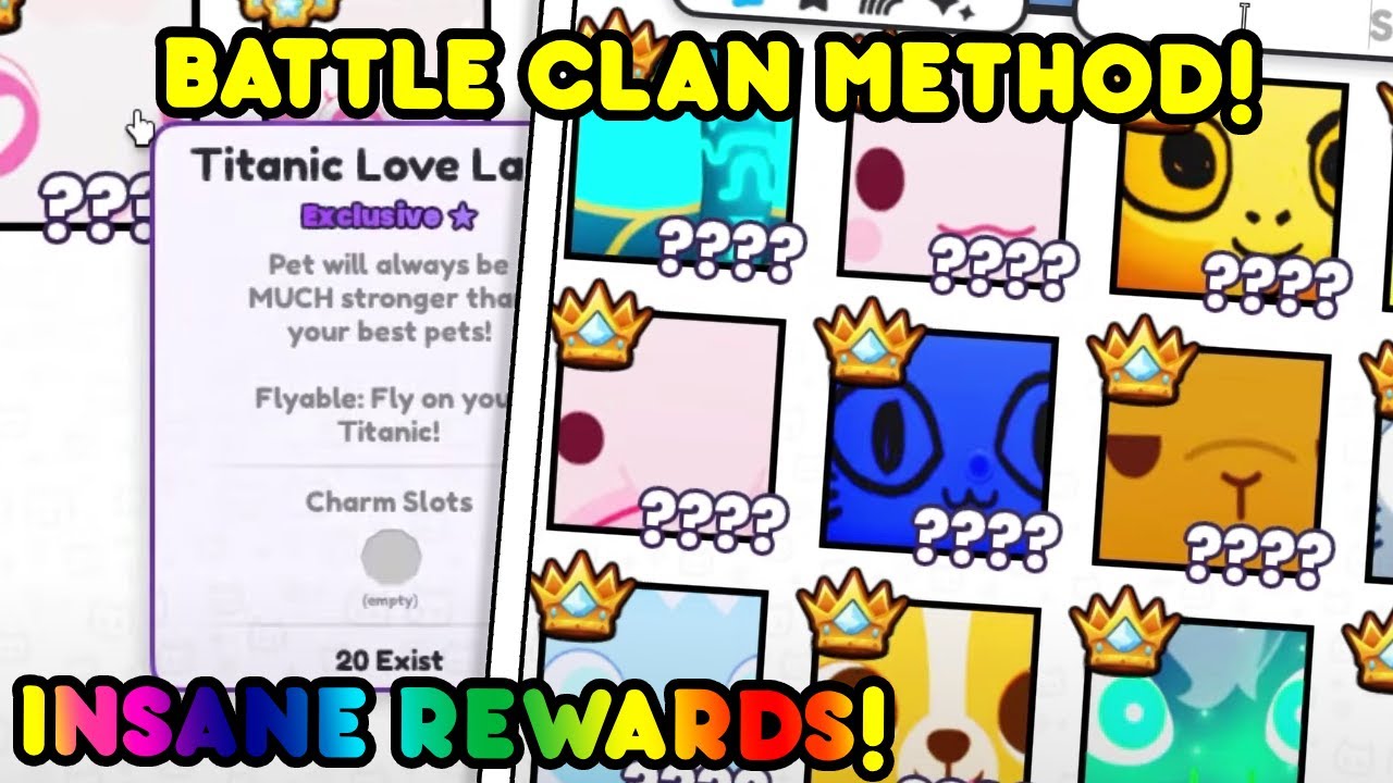 New Stars Farming Method For The Pet Sim 99 Clan Battles! - YouTube