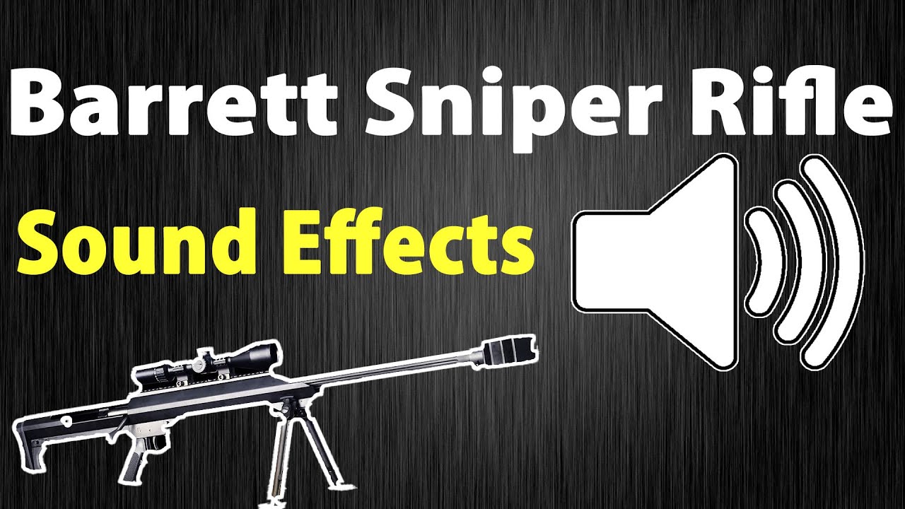 [PUBG - Free Fire - CSGO] Barrett Sniper Rifle Sound Effect 🎧 | No ...