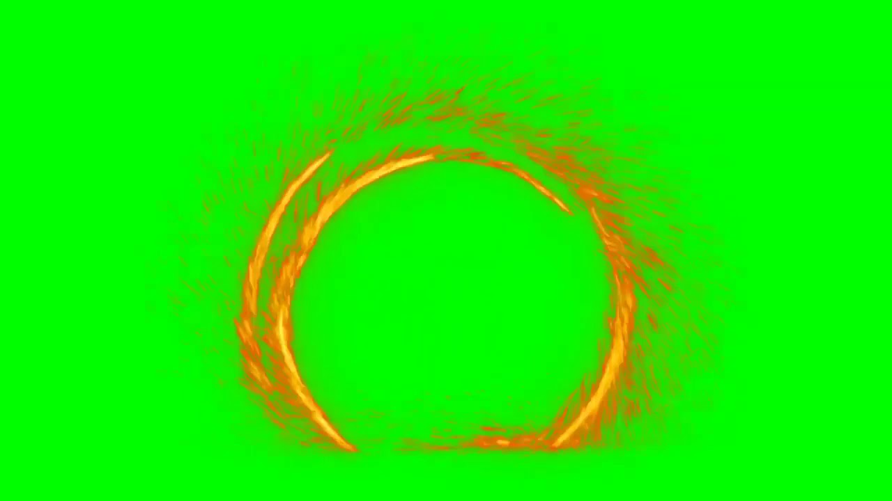 GREEN SCREEN EFFECT LINGKARAN API BERPUTAR - YouTube