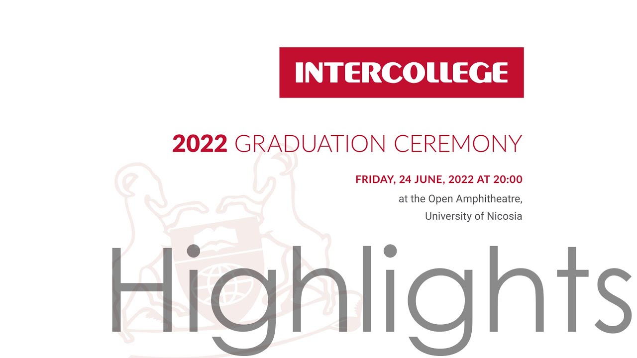 Intercollege Graduation 2022 Highlights - YouTube