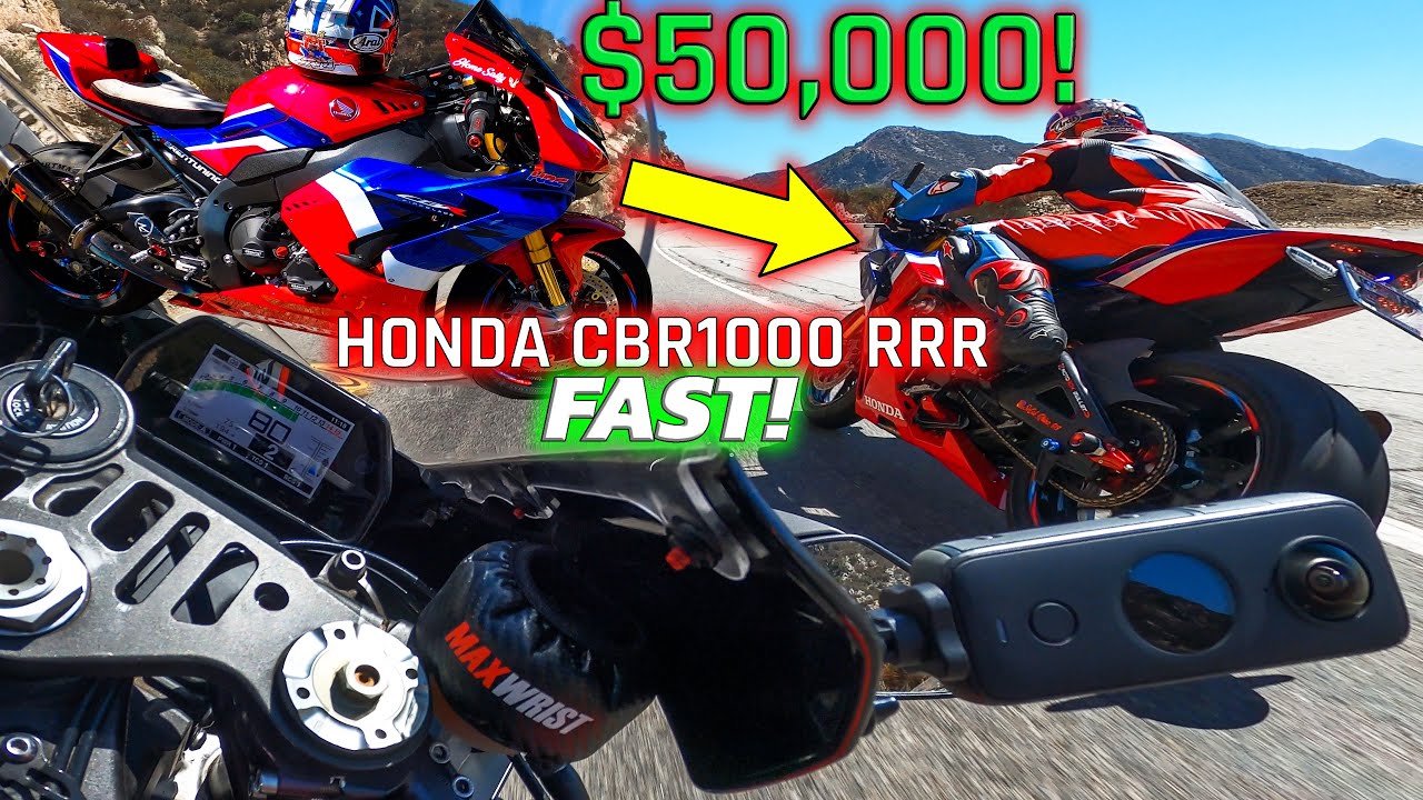 $50,000 HONDA CBR1000 RRR RIPS THE CANYON! - YouTube
