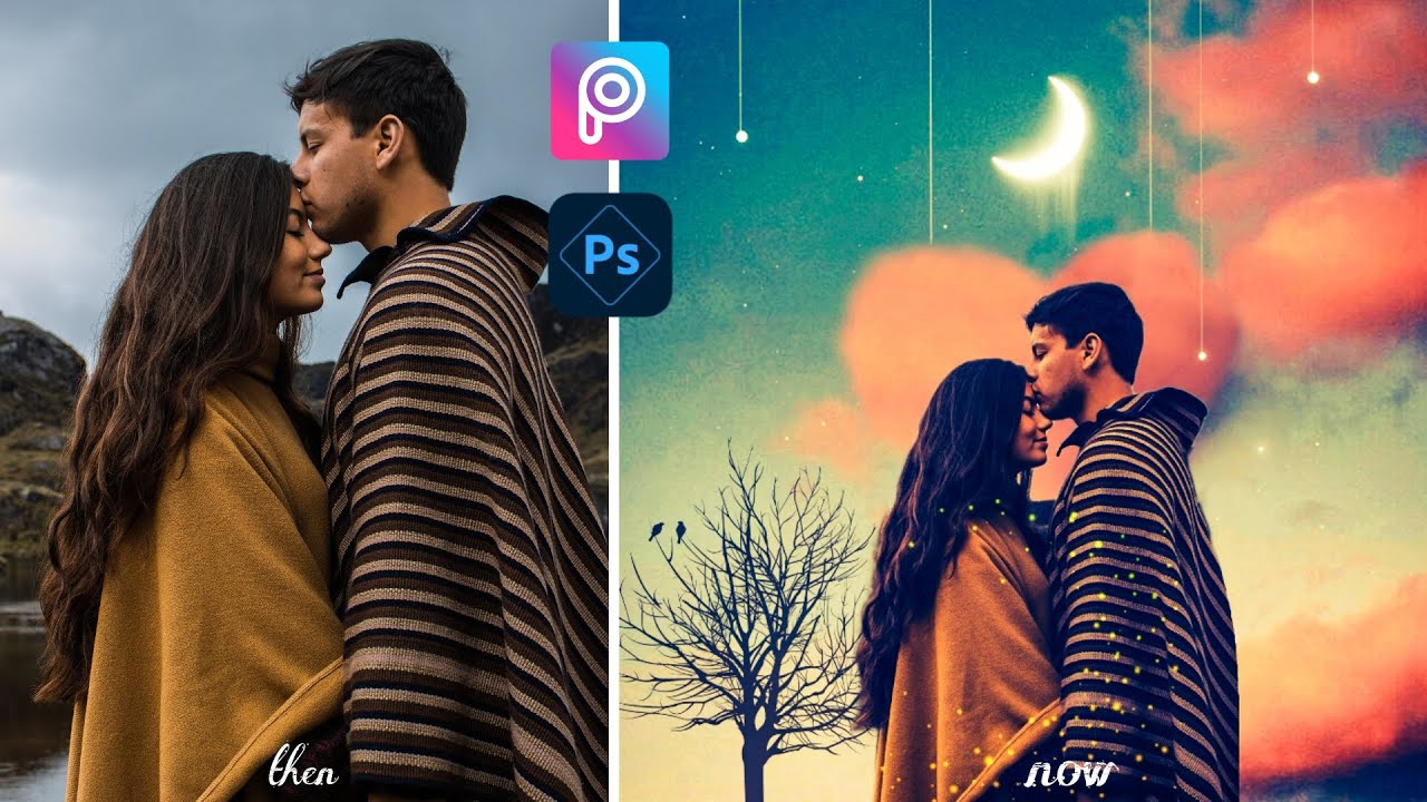 HOW I EDIT COUPLE PHOTO USING MOBILE PHONE || PICSART EASY EDITING ...