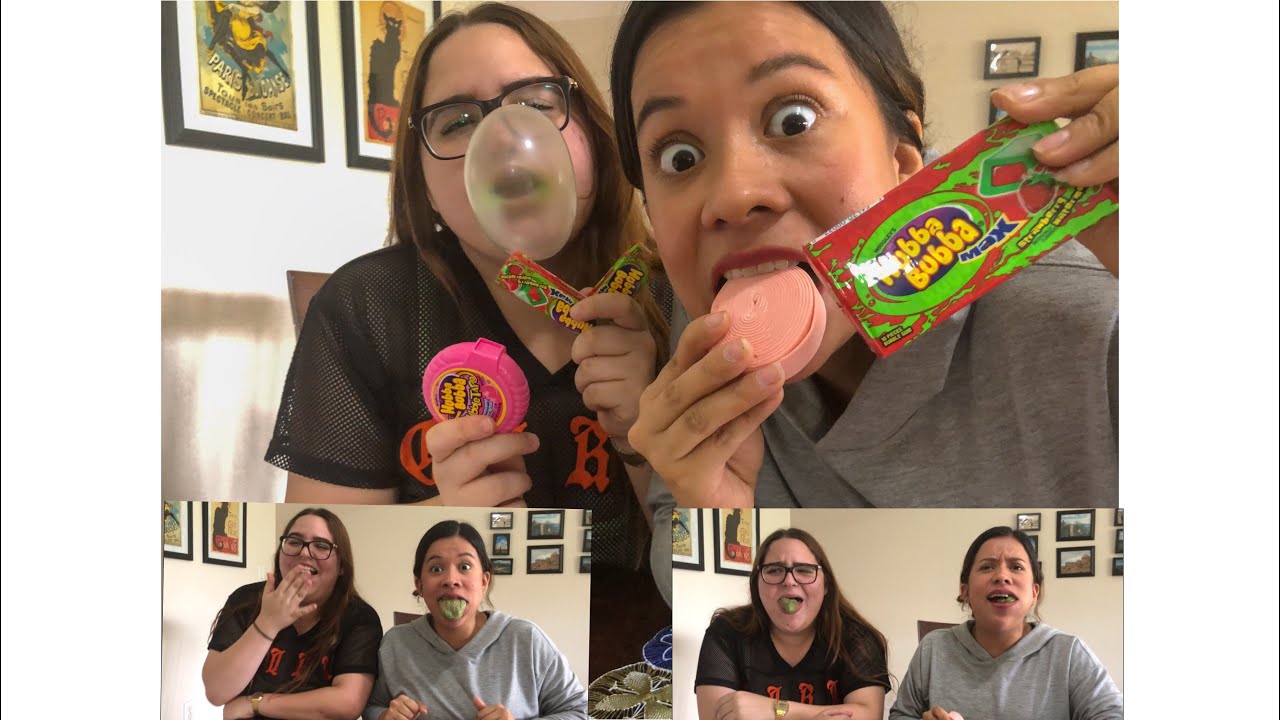 Hubba Bubba Challenge|Who can put more gum in their mouth & say Hubba ...