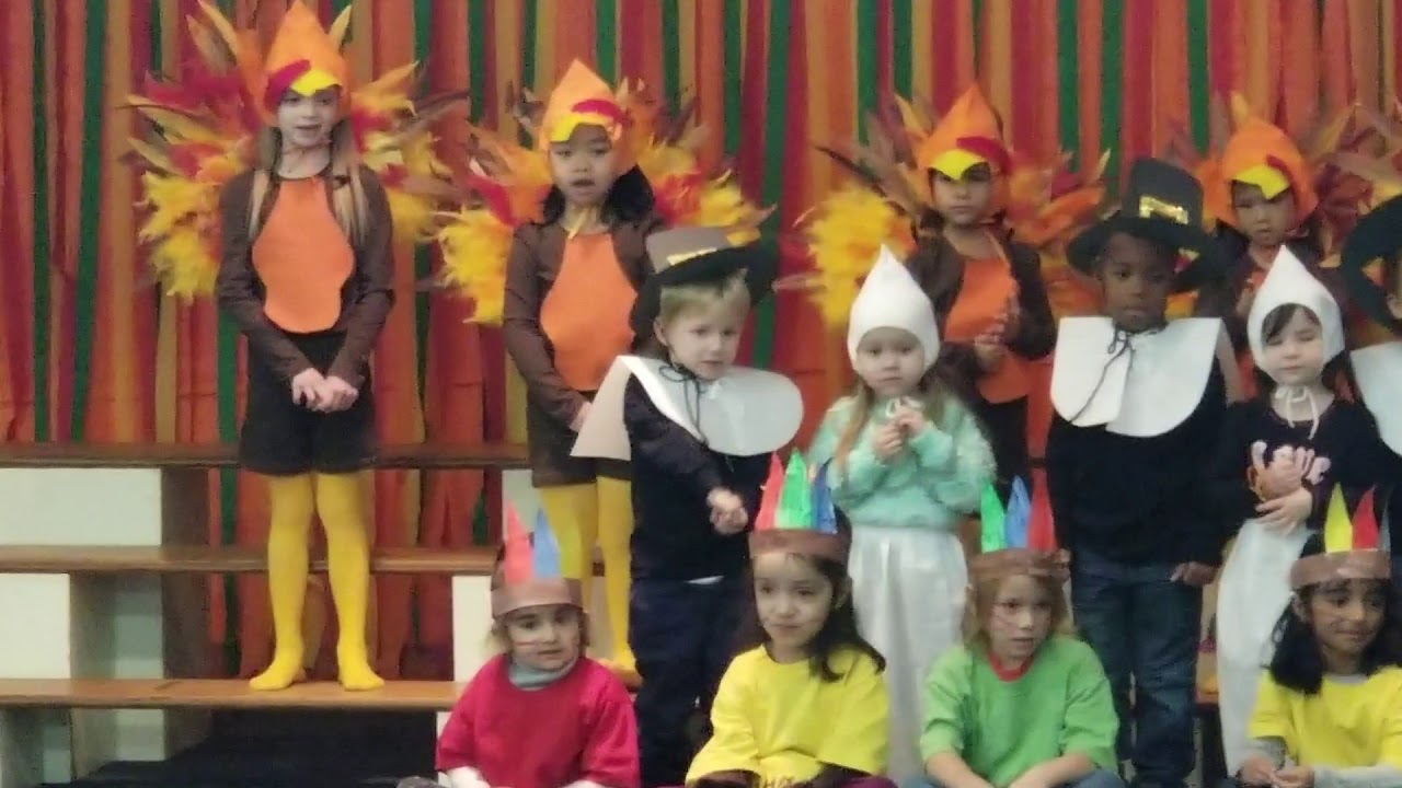 Pre-K & Kindergarten Thanksgiving Performance 2018 - YouTube