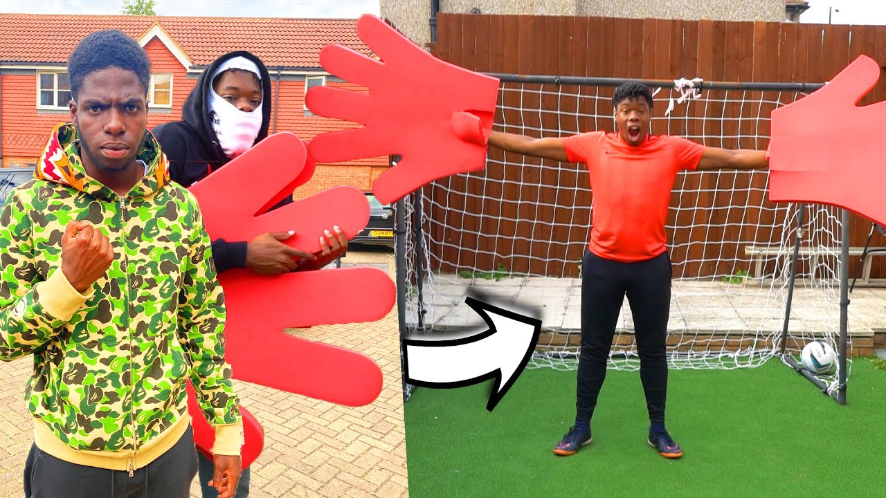 I Took Friends $1000 Worlds Biggest Gloves... SV2 Got Pranked - YouTube