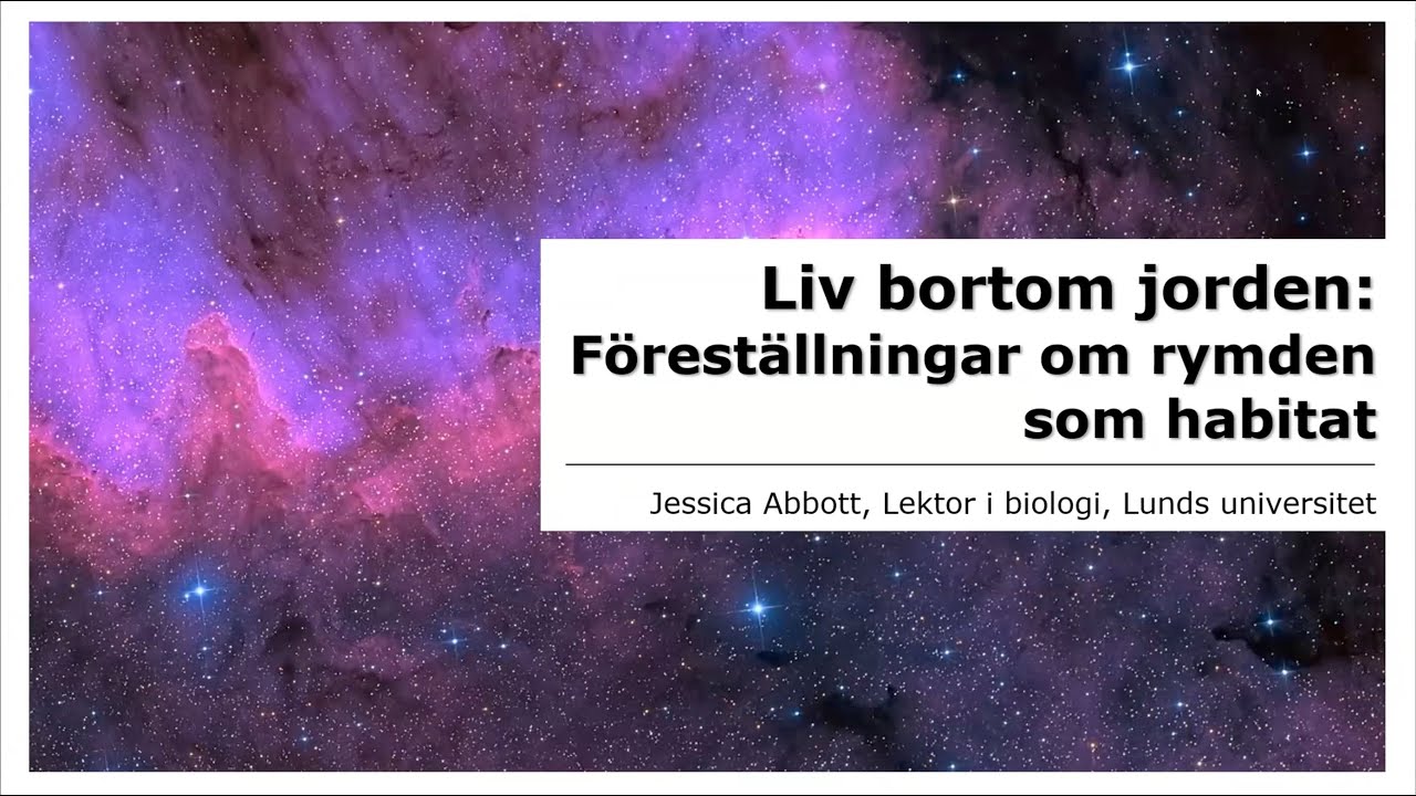 LIv bortom jorden: Föreställningar om rymden som habitat - YouTube