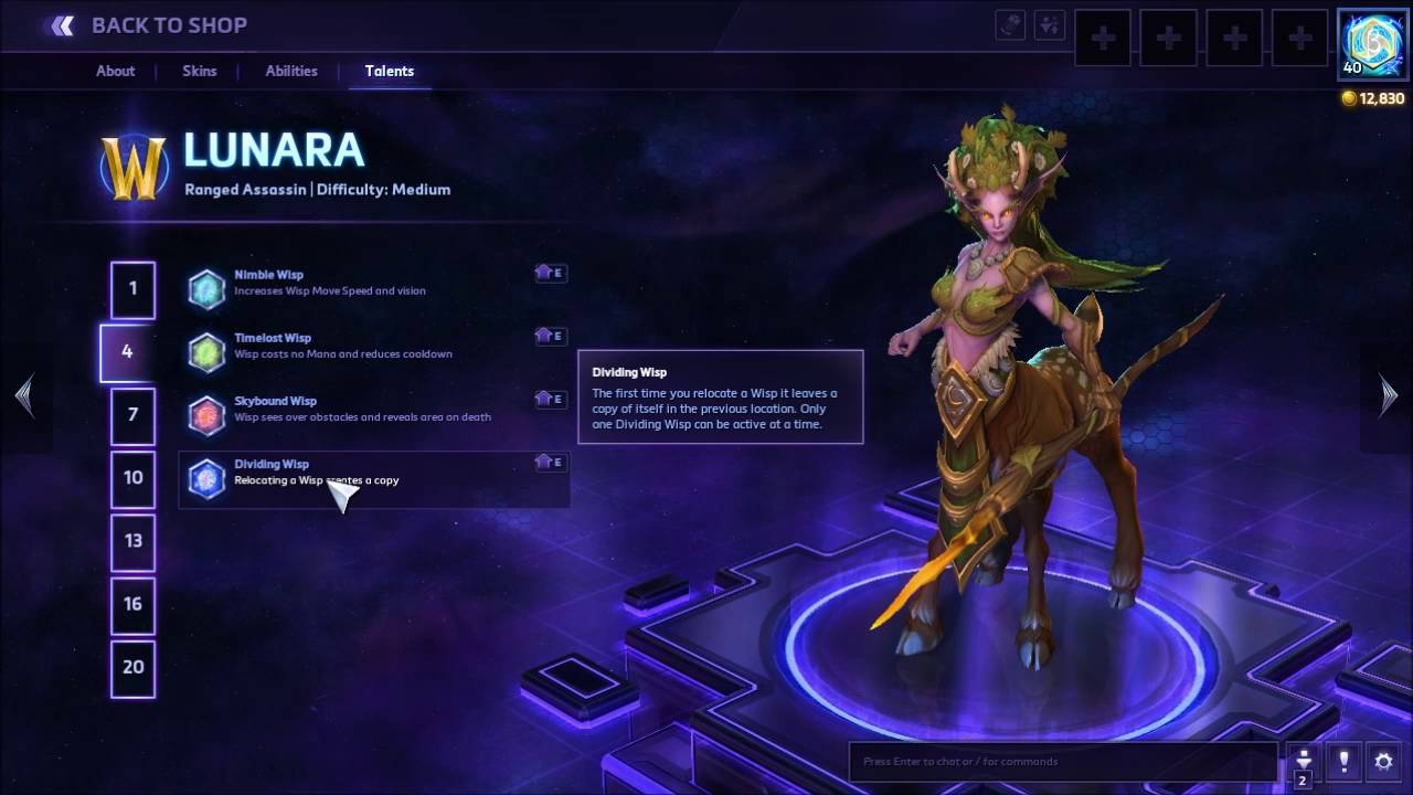 Heroes of the Storm: New Hero Lunara and skins - YouTube