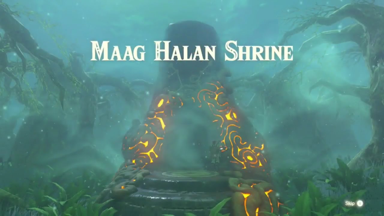 Zelda: Breath of the Wild | Maag Halan Shrine - Woodland Tower Region ...