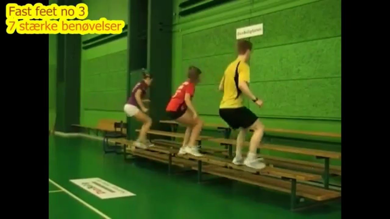 Fast feet badminton no 3 - 7 stærke benøvelser - YouTube