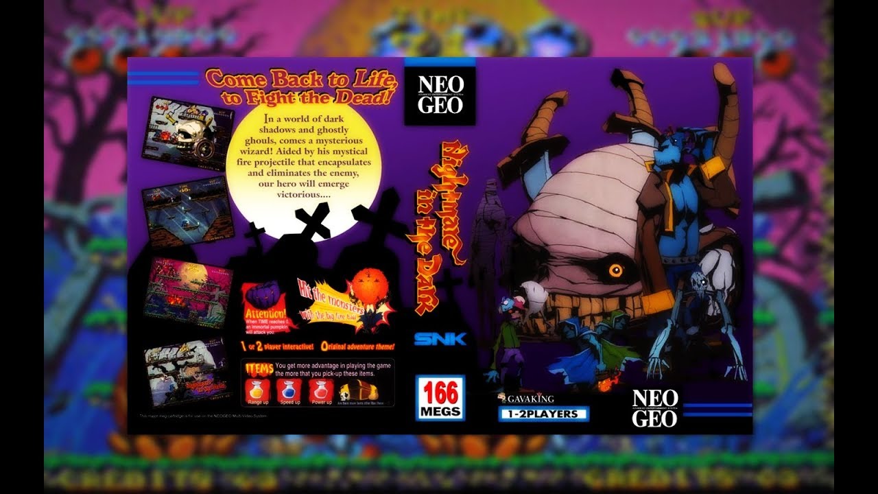 Nightmare in the Dark [Neo-Geo] Gameplay - YouTube