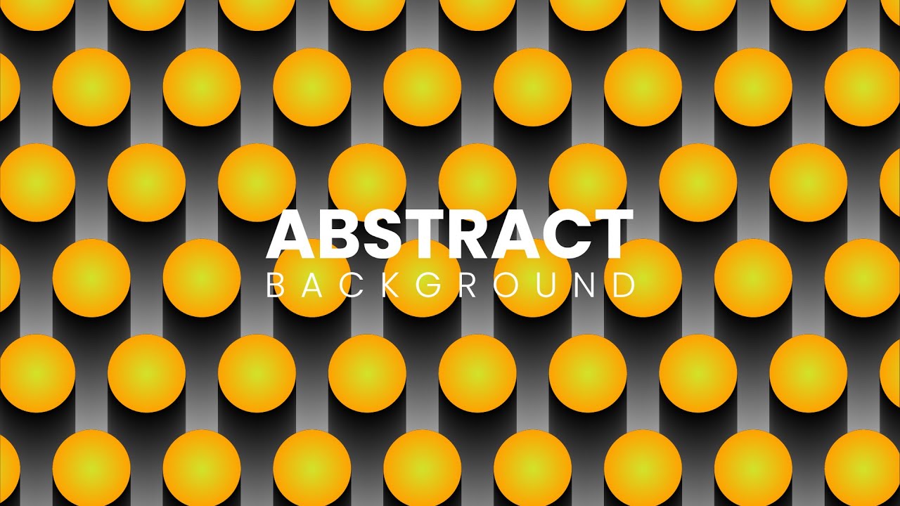 Abstract Background 3D with Circle Loop Blend Effect in Adobe ...