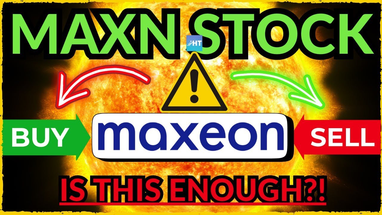 MAXN Stock -9% TODAY Maxeon Solar Technologies - WHAT NEXT? Trading ...
