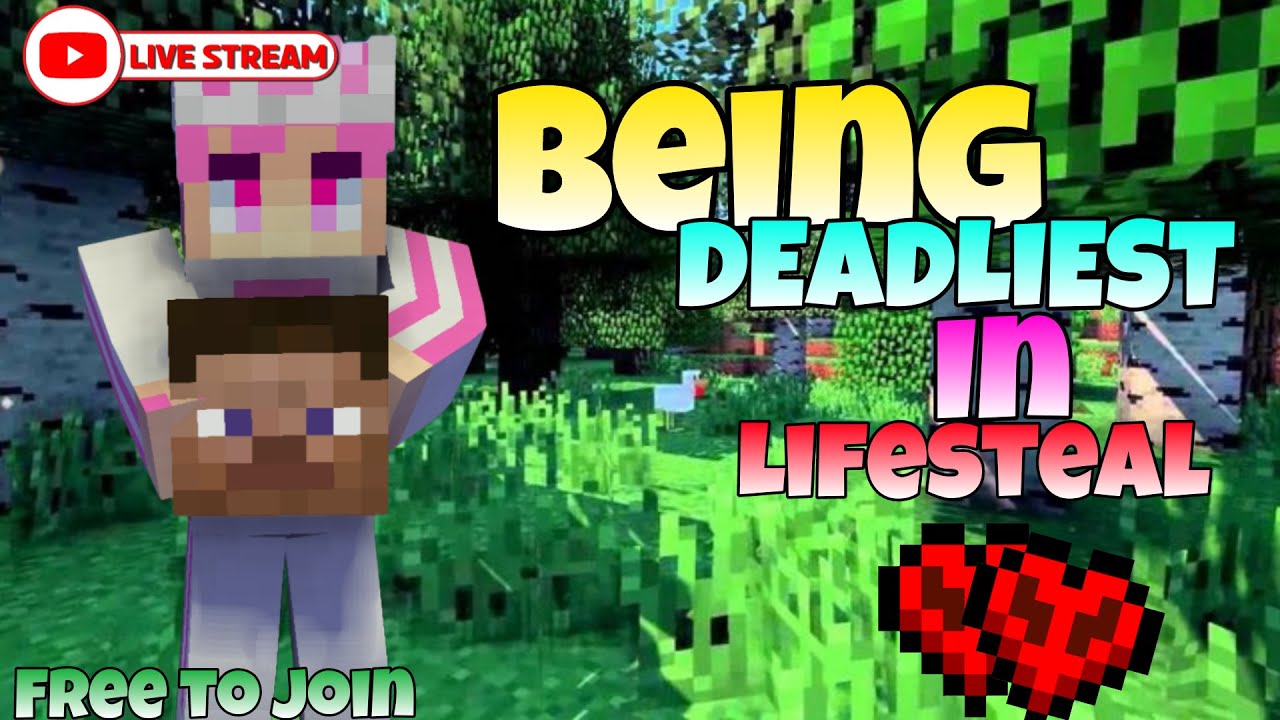 Being deadliest Player In This Lifesteal Server 24/7 #freetojoin# ...