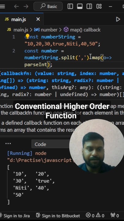 Day 48 Javascript Splits, Map, Filter Conventional Higher order ...