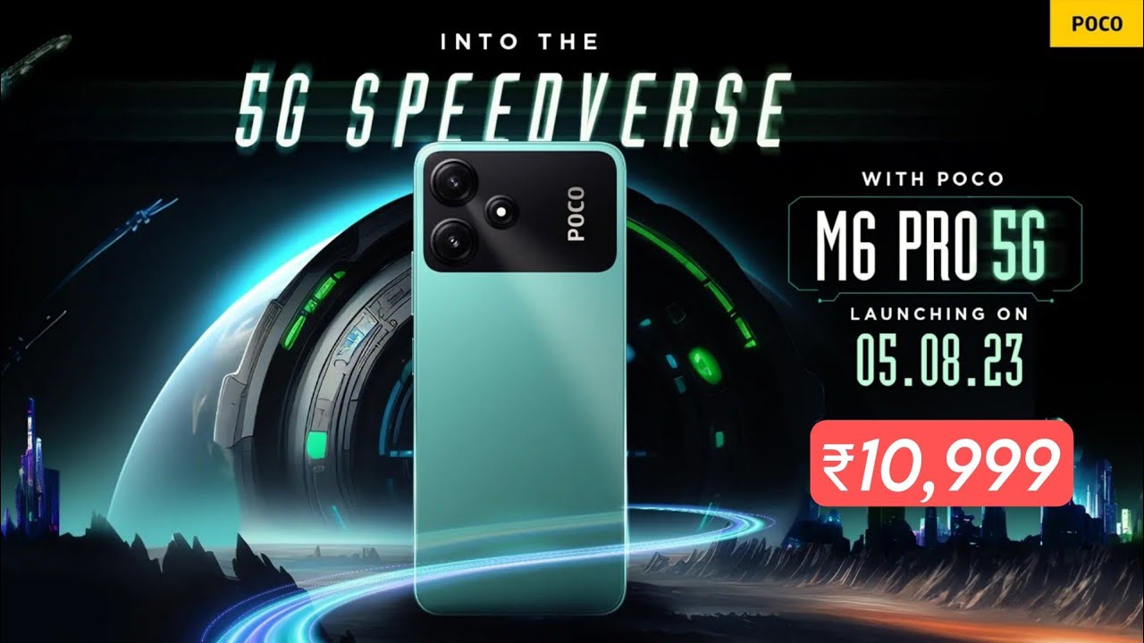 Poco M6 Pro 5G -India Launch Date | SD 4GEN 2 | Poco M6 Pro 5G Price in ...