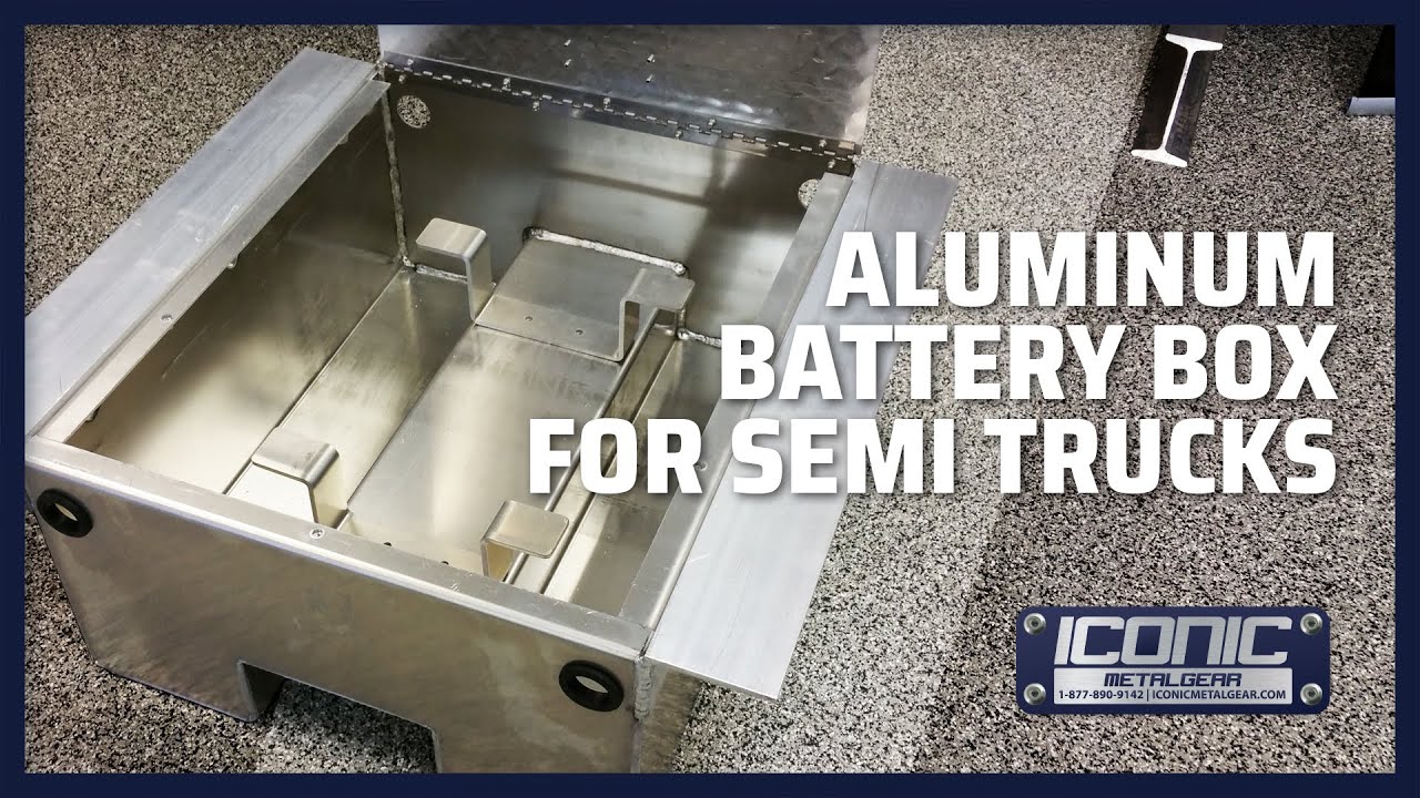 Spare Battery Storage for Semi Trucks: Iconic MetalGear Battery Box ...