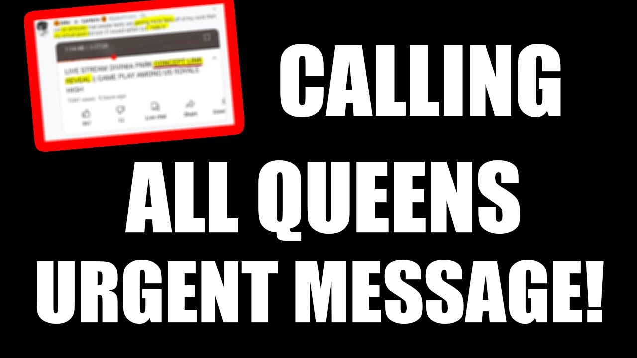 CALLING THE QUEEN COMMUNITY - EXPOSING THE TRUTH! YOU MUST WATCH THIS ...