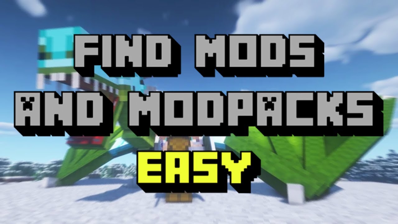 Find Minecraft Modpacks & Mods Easy! - YouTube